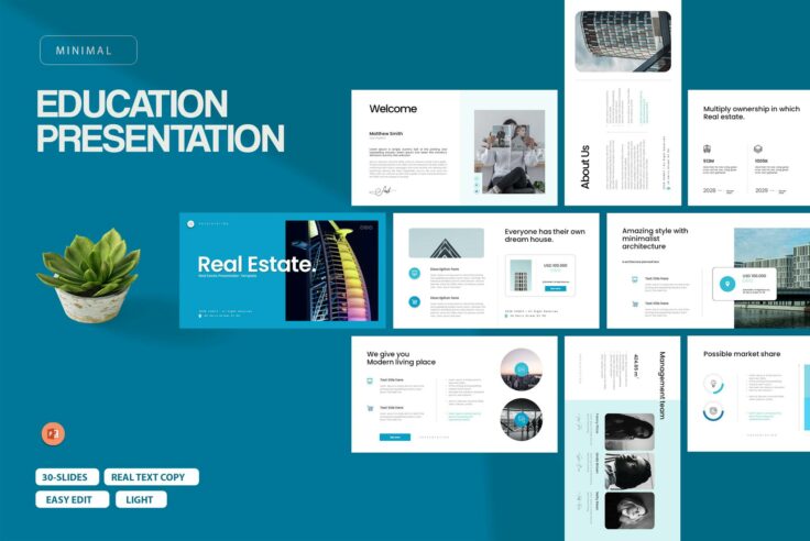 40+ Real Estate PowerPoint Templates (For Property Listings) 2024 ...