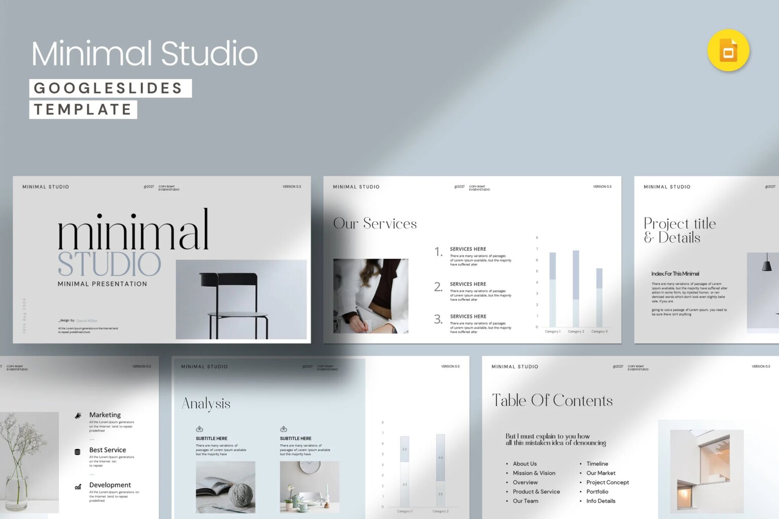 50+ Minimalist + Simple Google Slides Themes (Minimal Designs) | Design ...