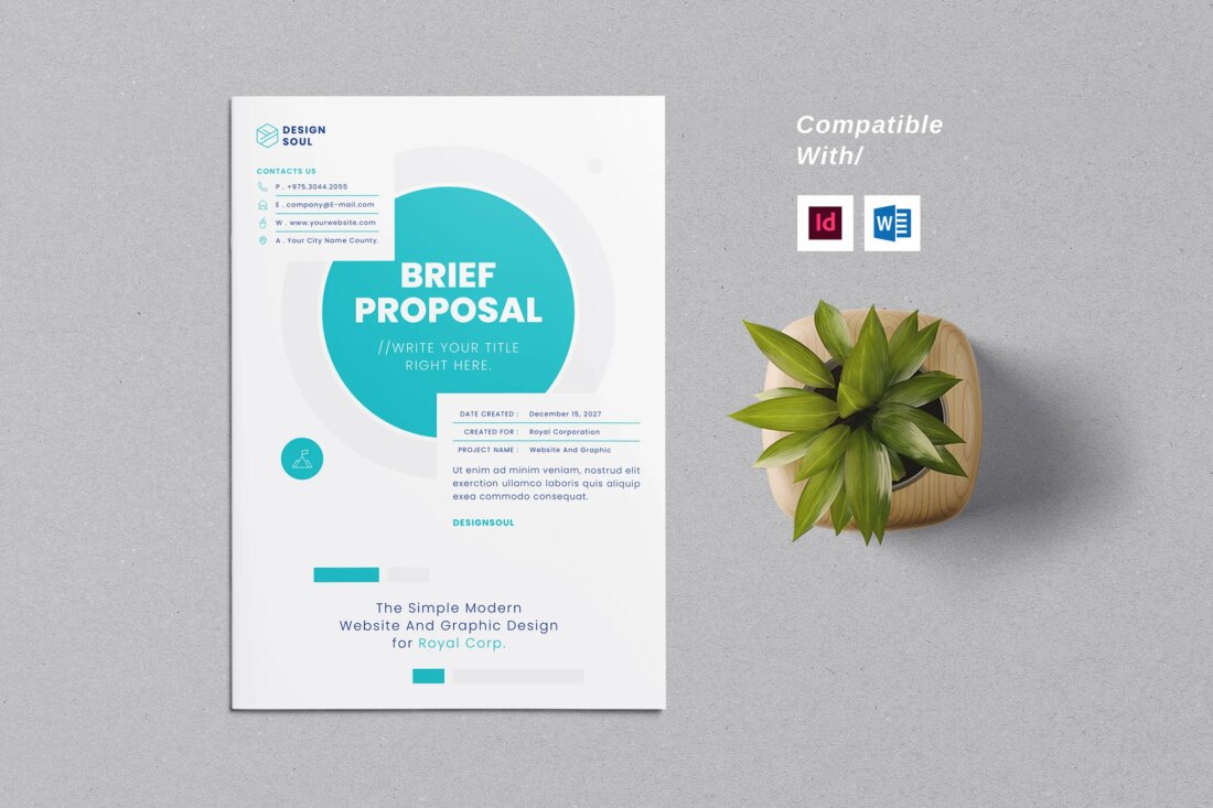 45+ Best Business & Project Proposal Templates for Microsoft Word 2025 ...