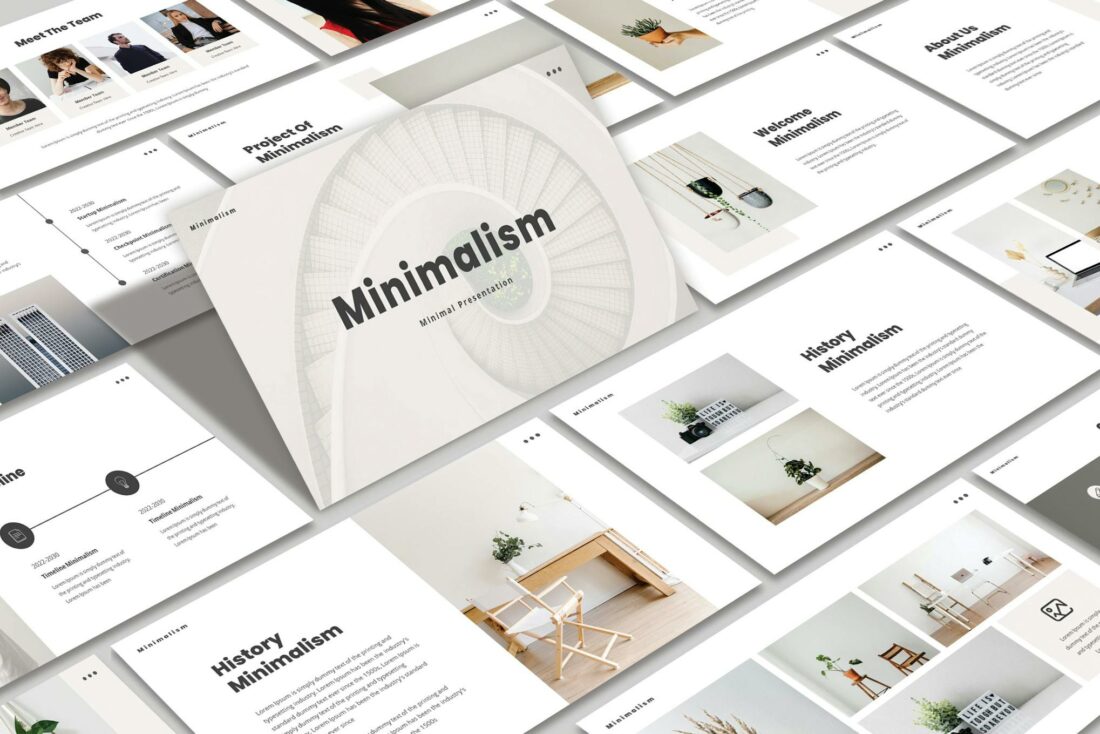 75+ Best Minimal PowerPoint Templates 2024 - Shack Design
