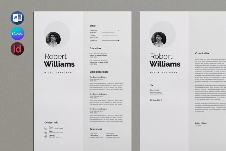 25+ Best Canva Resume & CV Templates | Design Shack