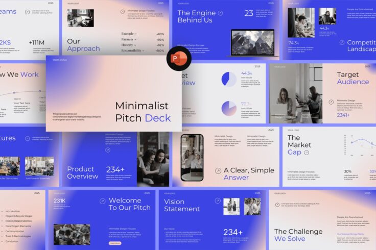 50+ Best Clean PowerPoint Templates (Free & Pro) | Design Shack