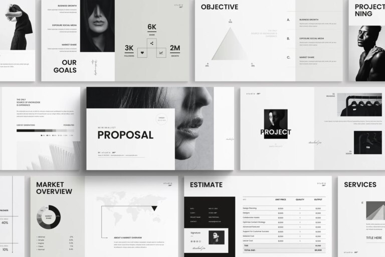 50+ Minimalist + Simple Google Slides Themes (Minimal Designs) | Design Shack