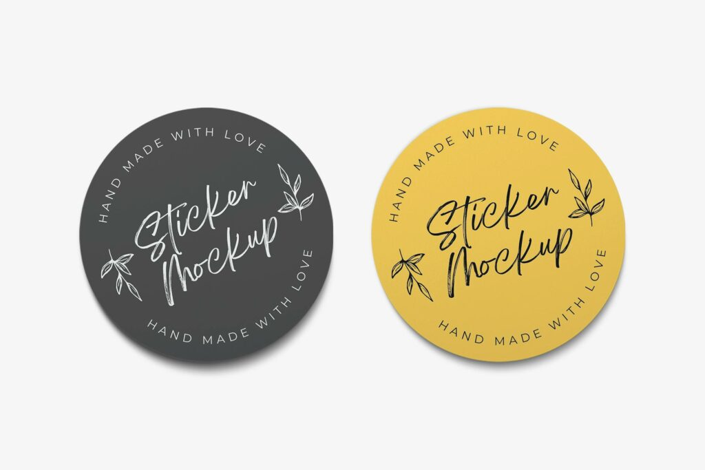 25+ Template Mockup Stiker Gratis - desainae.com