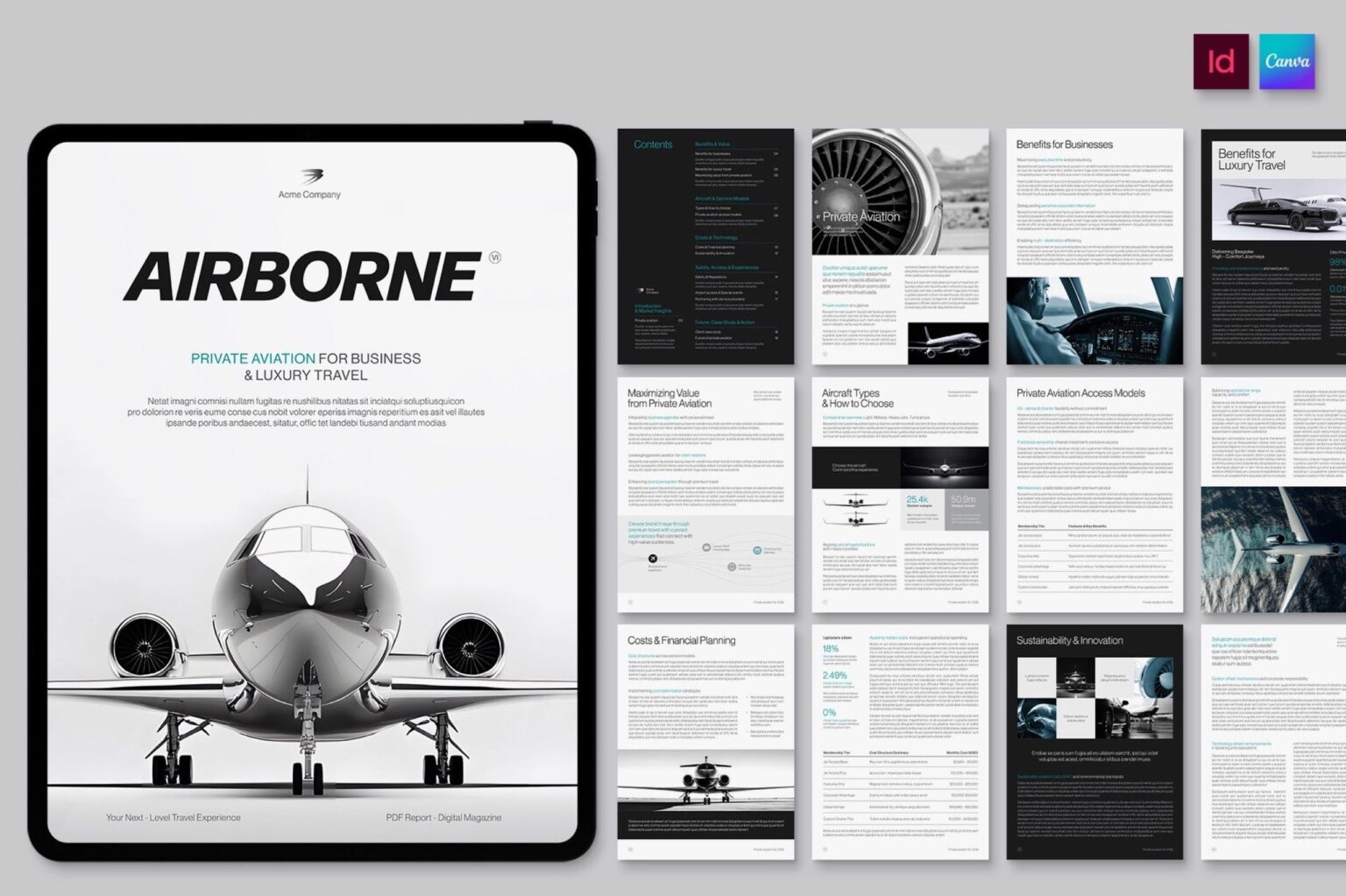 55+ Best White Paper Templates for Word & InDesign | Design Shack
