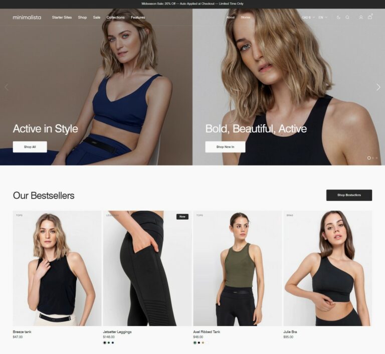 20+ Best Fashion & Clothing Shopify Themes for 2024 | Design Shack