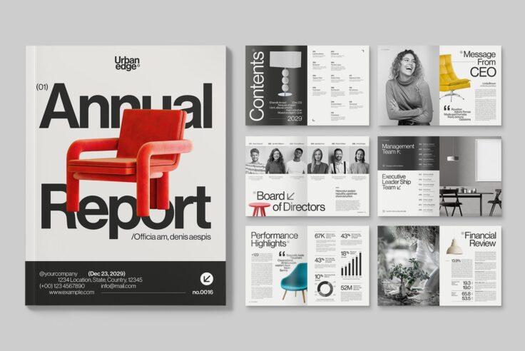 100+ Annual Report Templates (Word & InDesign) 2025 | Design Shack