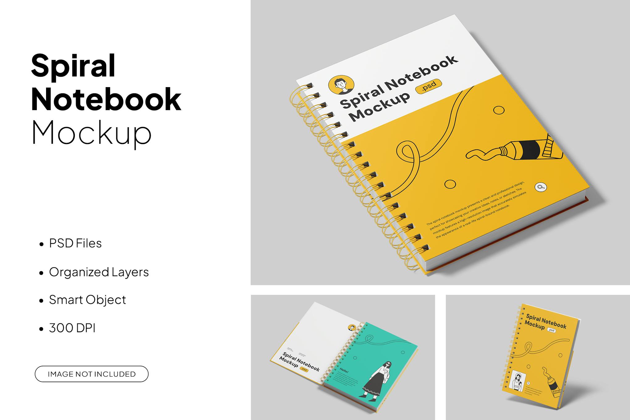 Modern Creative Notebook Mockups | Design Shack