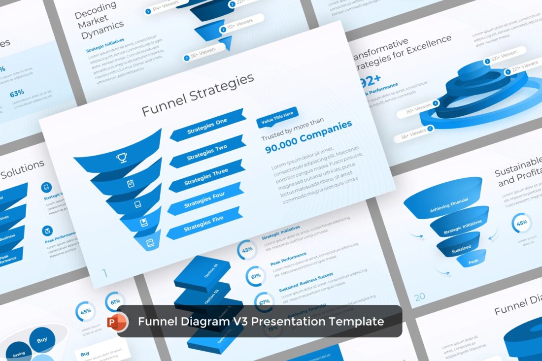 25+ Best Funnel Infographics, Diagrams & Presentations