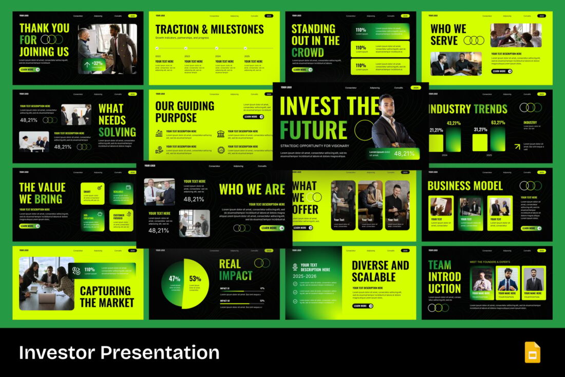 80+ Modern, Premium Google Slides Templates & Themes | Design Shack