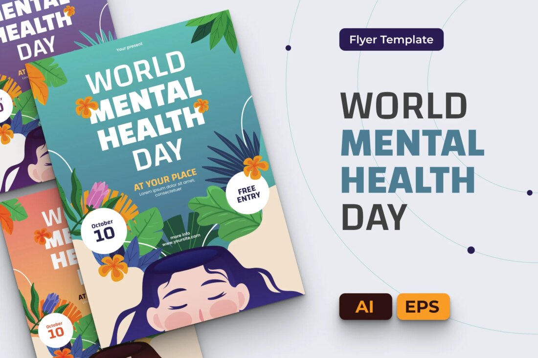 Designing for Mental Health Week: Templates, Graphics & More