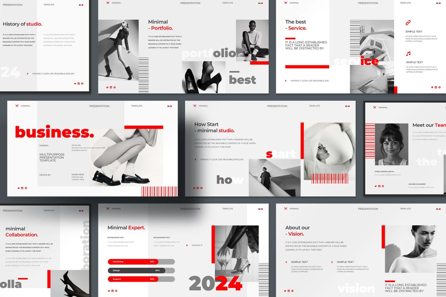 100+ Best Minimal PowerPoint Templates 2025 | Design Shack