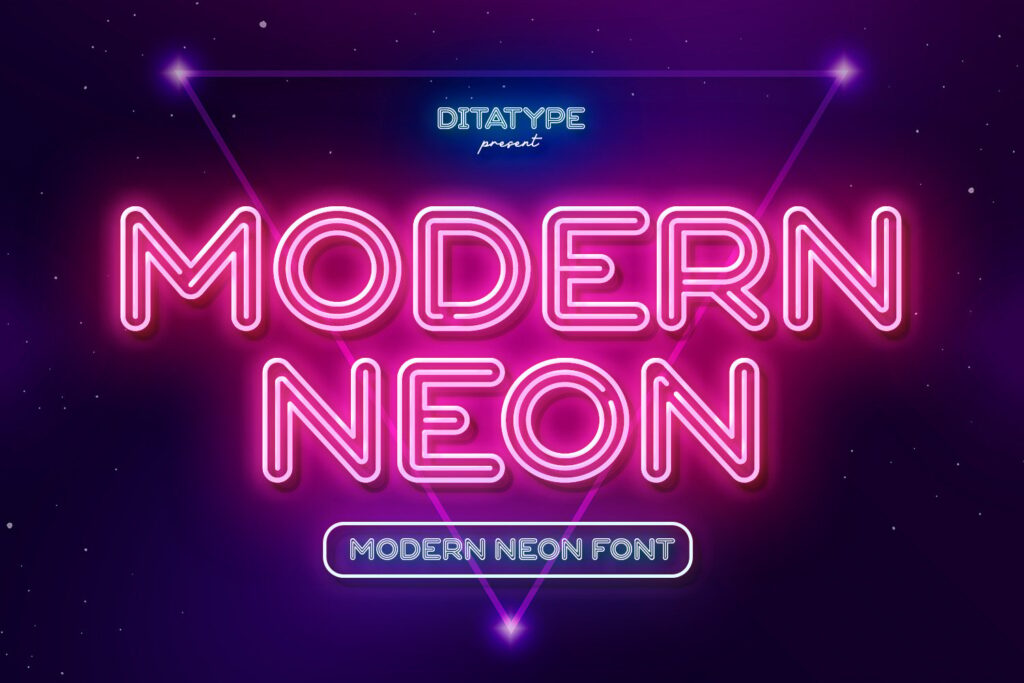 25+ Best Neon Sign Fonts | Design Shack
