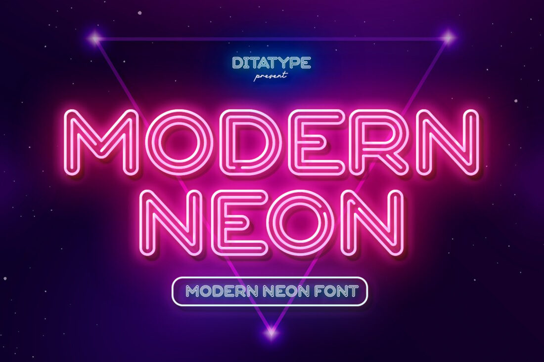 25+ Best Neon Sign Fonts | Design Shack