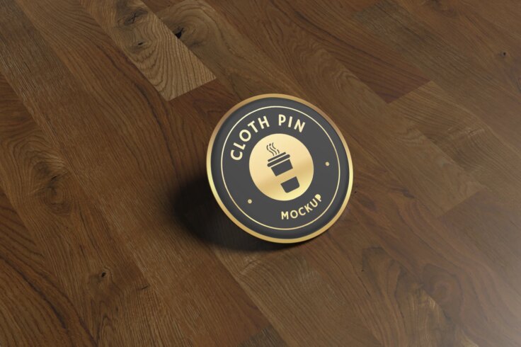 25+ Templat Mockup Pin & Lencana - desainae.com