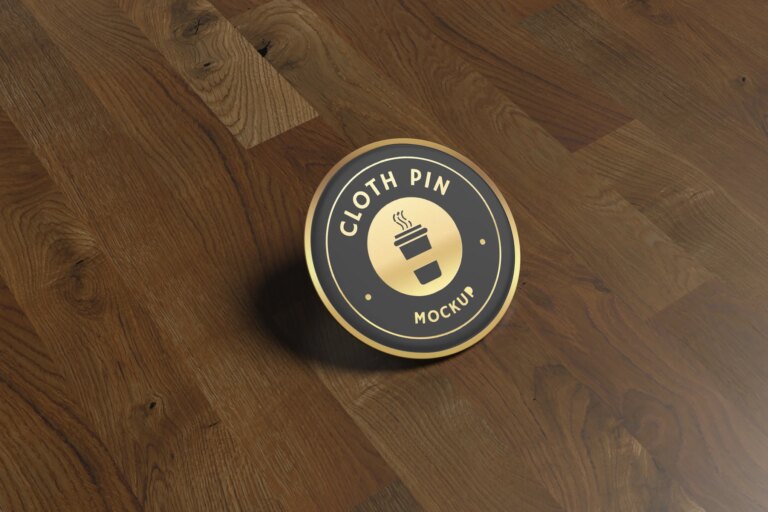 25+ Pin & Badge Mockup Templates | Design Shack