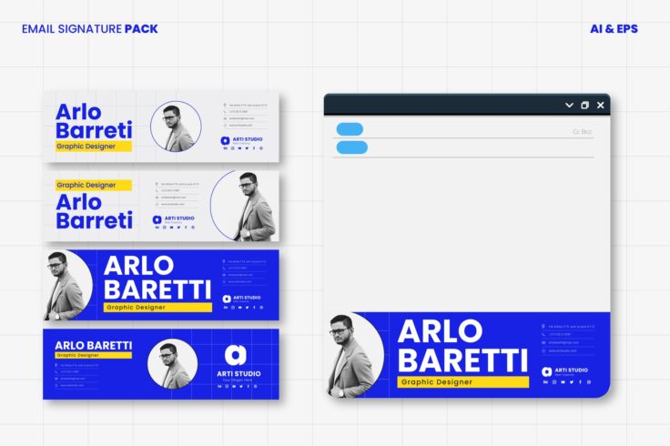 35+ Best Professional Email Footer Signature Templates (+ Free Tips ...