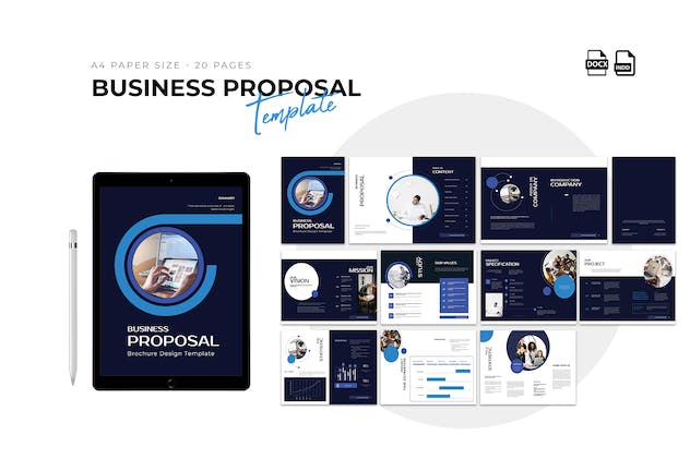 Modern Proposal Brochure Template | Design Shack
