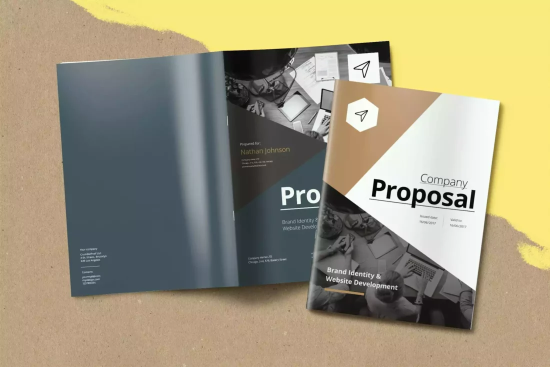 Modern Proposal InDesign Template | Design Shack