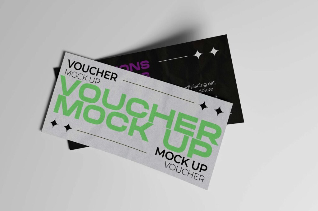 20+ Voucher Mockup Graphic Templates (PSD, AI & More) | Design Shack