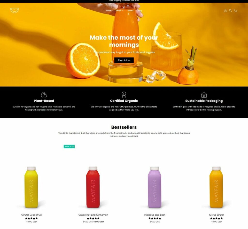 30 Beautifully Designed Shopify Themes for 2024 – Yes Web Designs