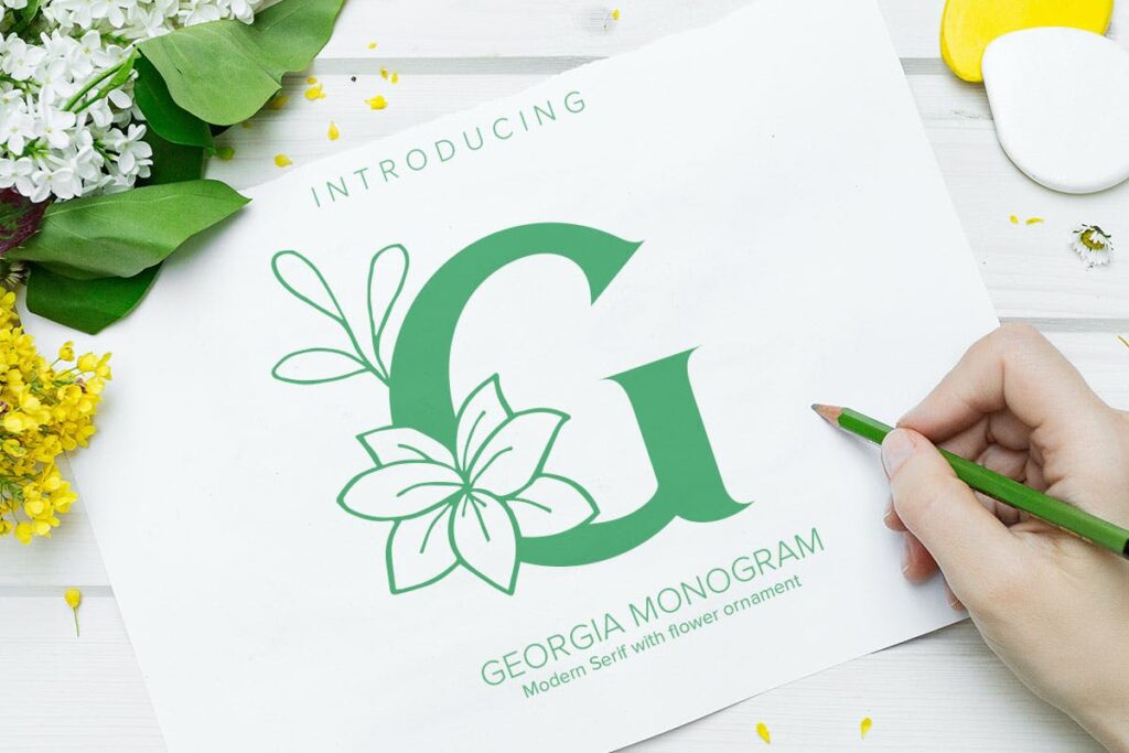35+ Best Monogram Fonts | Design Shack