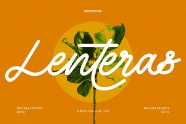 25+ Best Monoline Fonts for Creative Design Projects | Design Shack