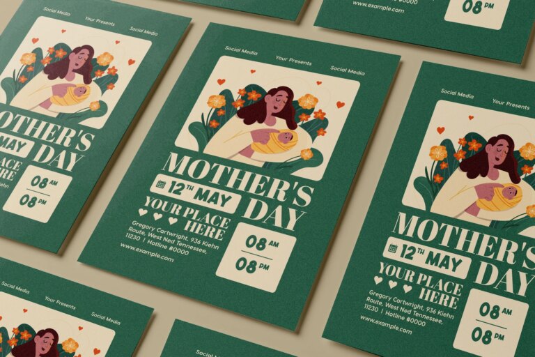 20+ Template Kartu Ucapan Hari Ibu Terbaik (+ Undangan, Brosur ...