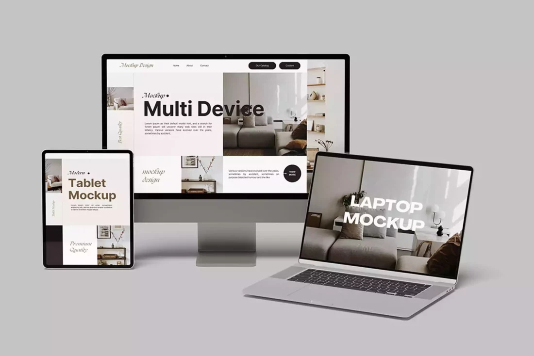 Multi-Device Website Mockup | Design Shack Multi-Device Website Mockup | Design Shack