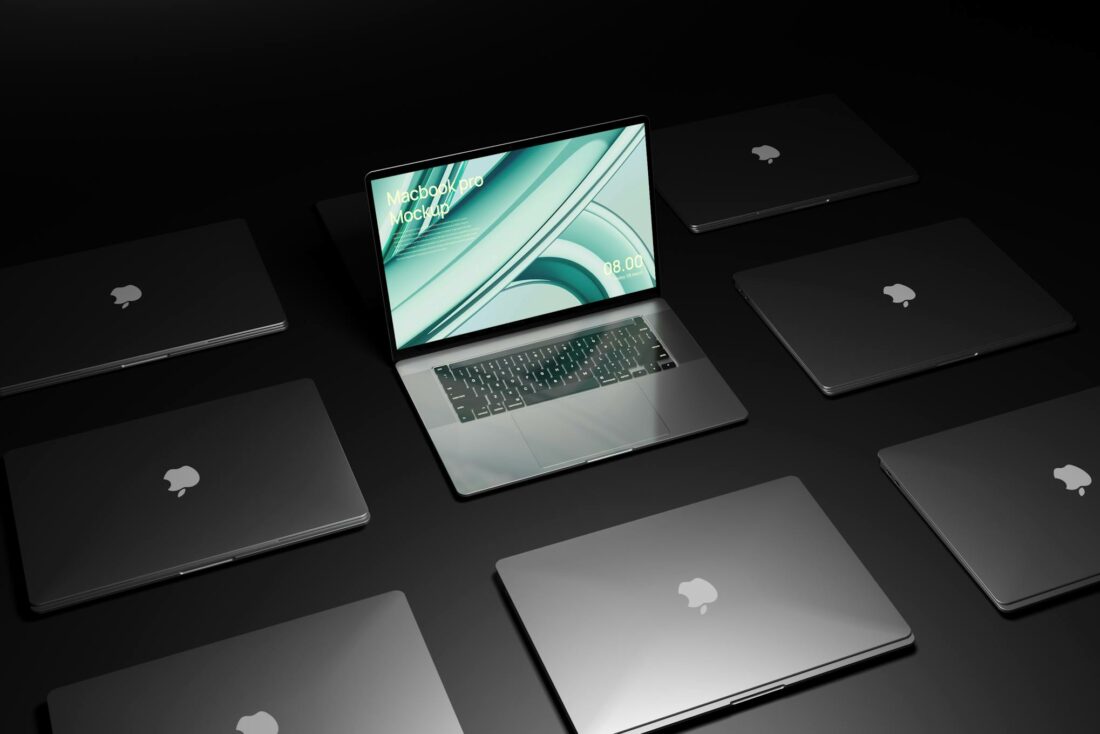 100+ MacBook Mockup PSD Templates 2024 - Blog of Web Design, Marketing ...