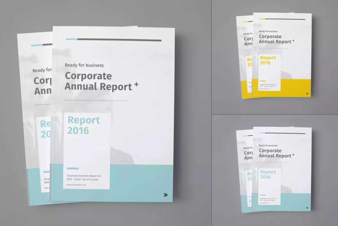 Multi-Use Annual Report Template | Design Shack