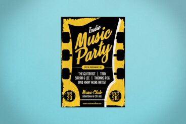 40+ Templat Flyer Musik & Band Terbaik - desainae.com