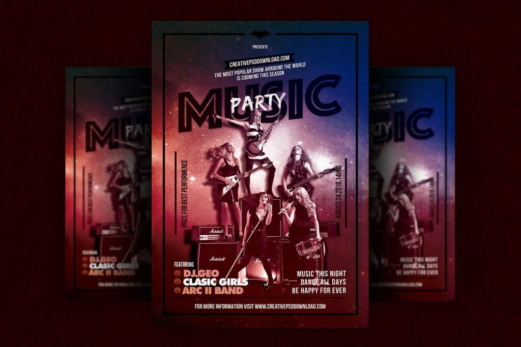 40+ Best Music & Band Flyer Templates - Shack Design