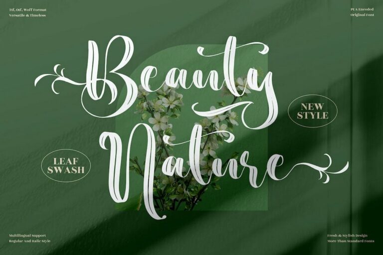 20+ Best Nature Fonts | Design Shack