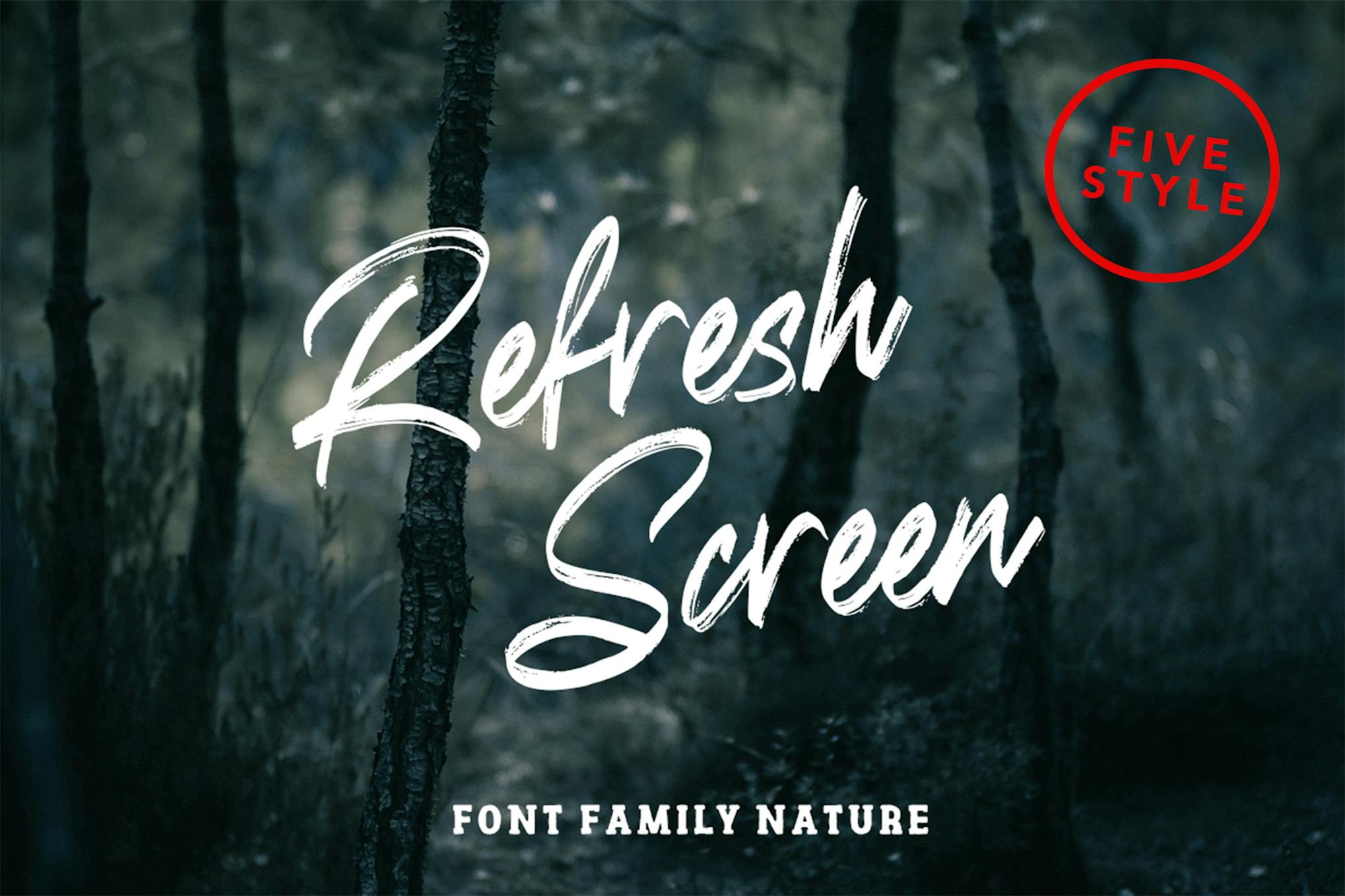 Nature-Themed Font Family | Design Shack