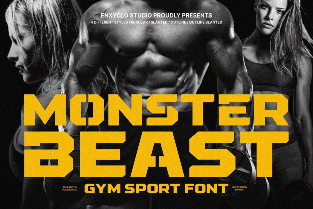 25+ Best Gym, Fitness, & Yoga Fonts | Design Shack