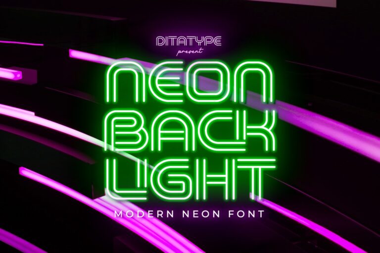 25+ Best Neon Sign Fonts | Design Shack