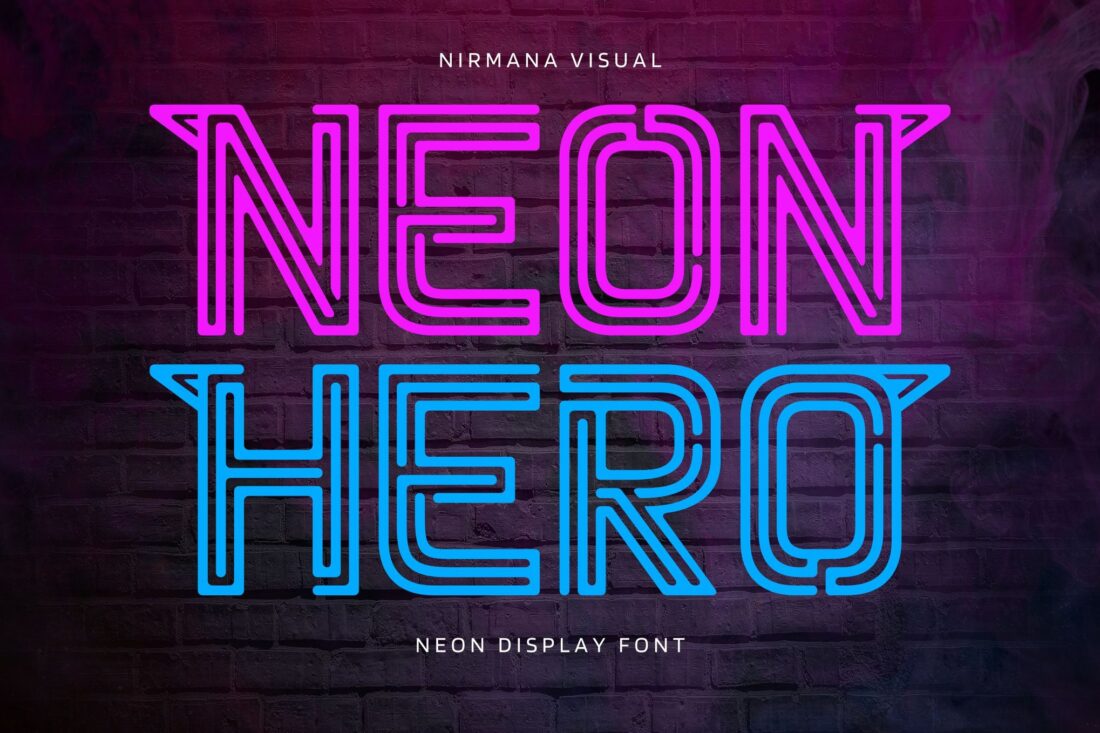 25+ Best Neon Sign Fonts | Design Shack