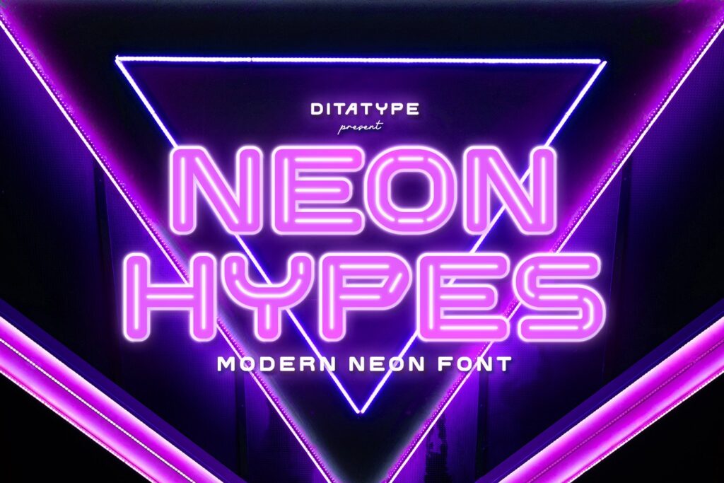 25+ Best Neon Sign Fonts | Design Shack