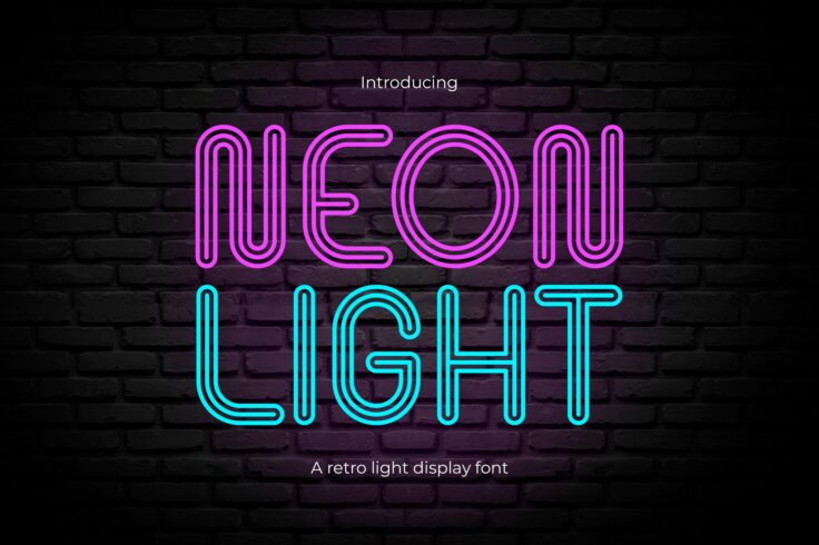 25+ Best Neon Sign Fonts | Design Shack