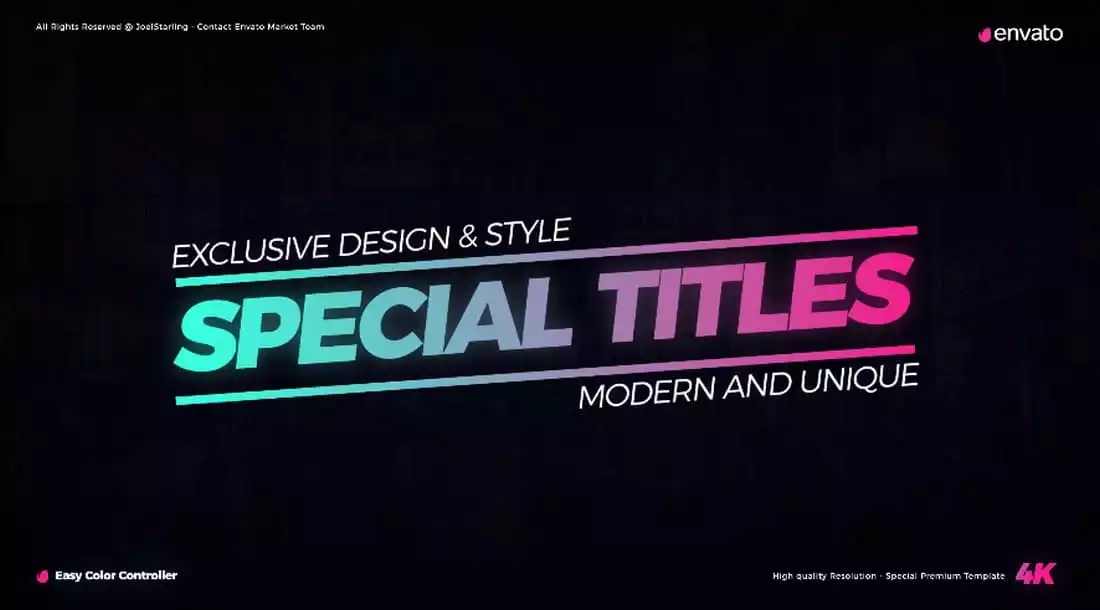 Neon Light Animated Titles | Design Shack