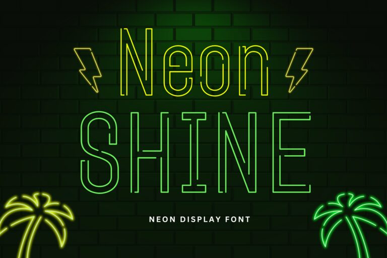 25+ Best Neon Sign Fonts | Design Shack