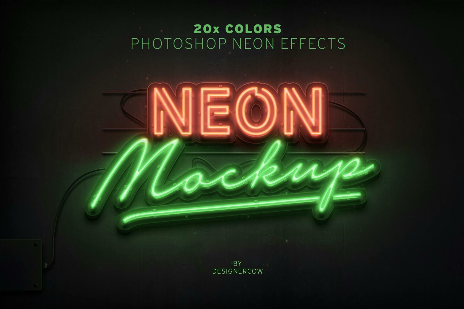 20+ Best Neon Effects for Photoshop (Text, Sign, & More) | Design Shack