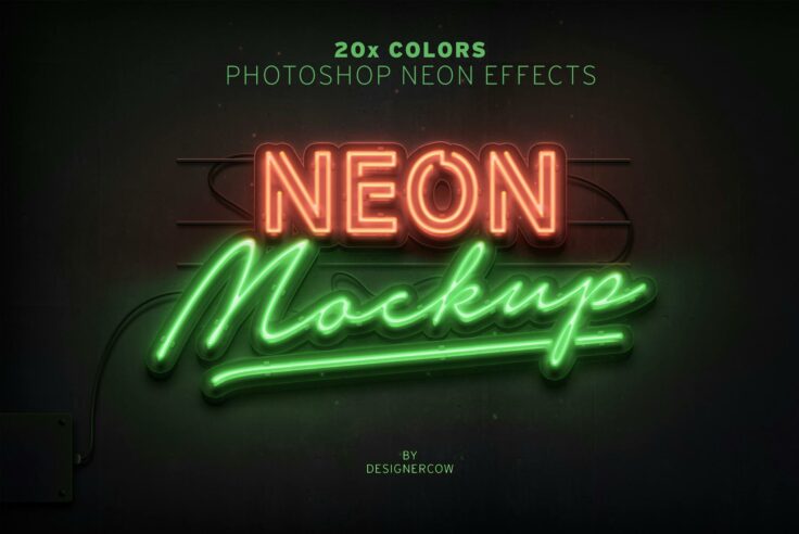 20+ Best Neon Effects for Photoshop (Text, Sign, & More) | Design Shack