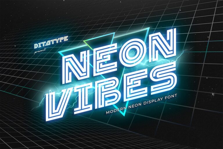 25+ Best Neon Sign Fonts | Design Shack