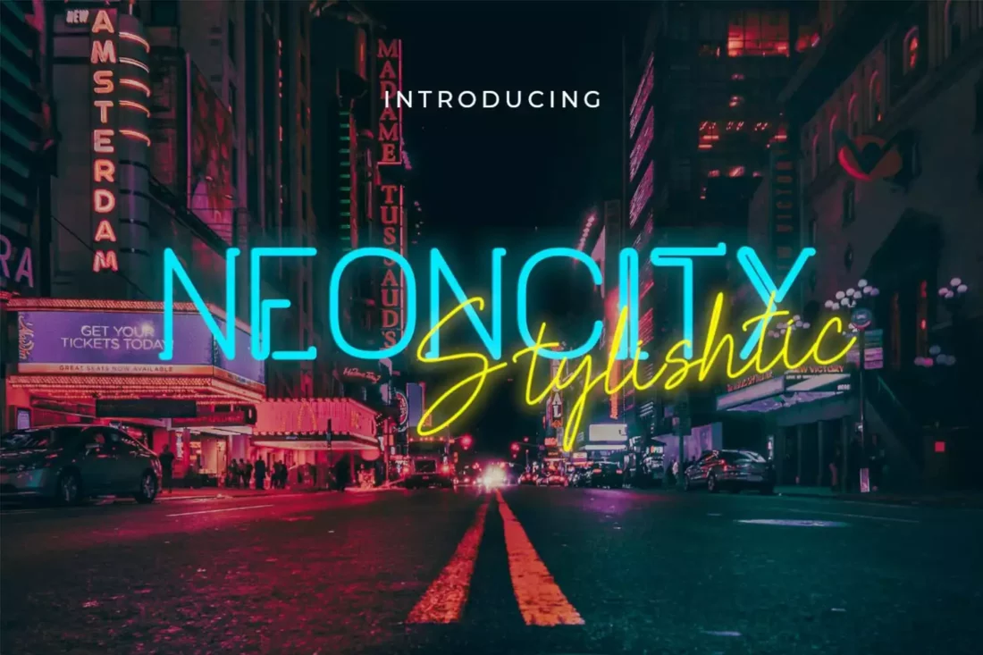 Neoncity Retro Neon Font | Design Shack