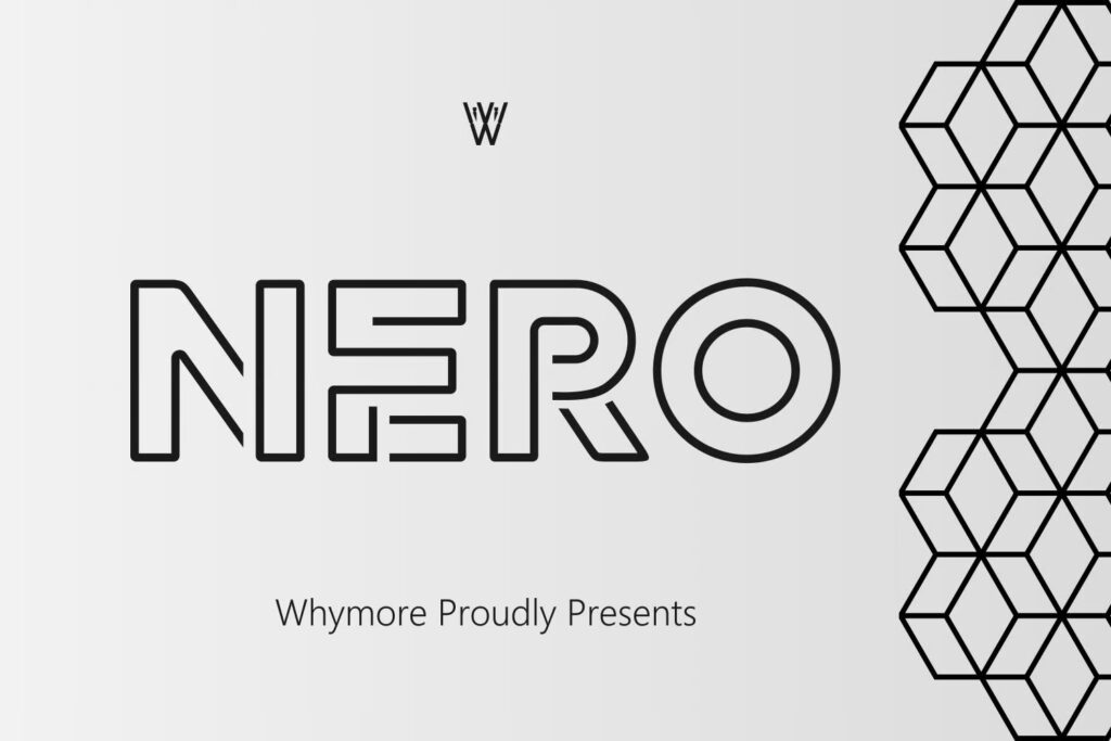 25+ Best Line Fonts With Creative Letterforms | Design Shack