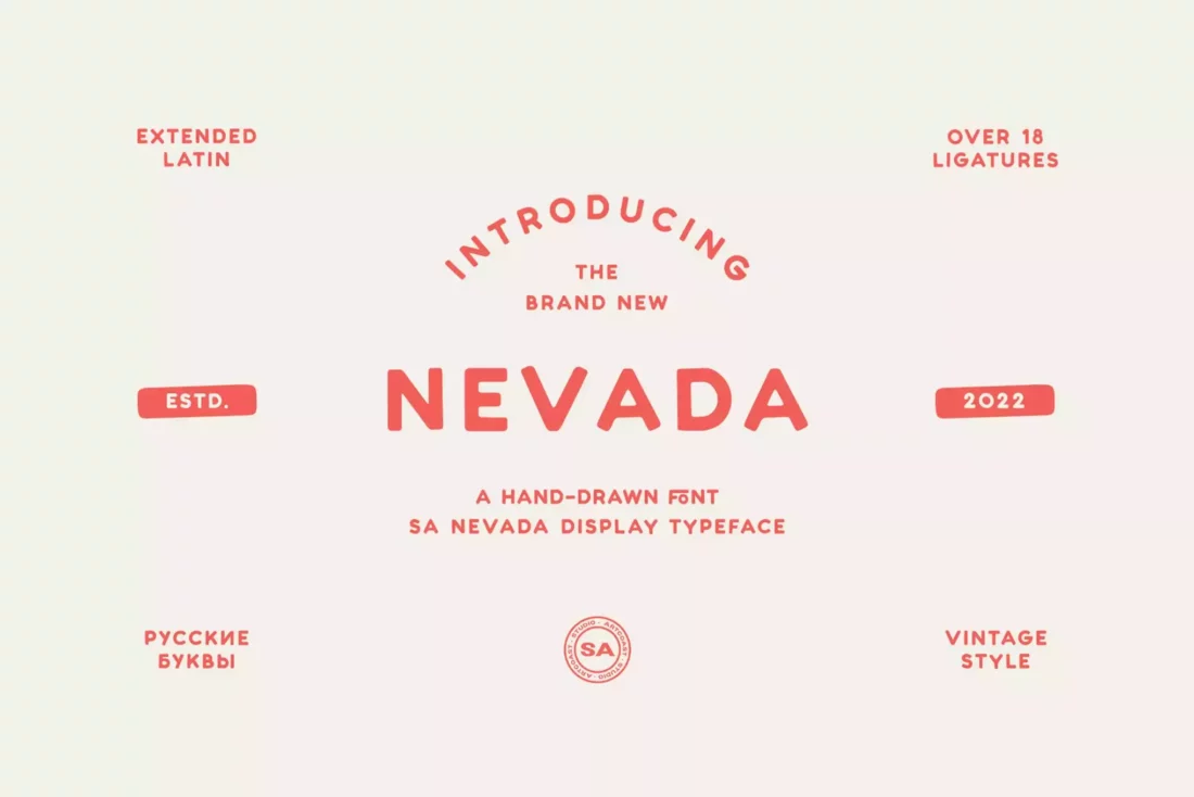 Nevada Hand Drawn Font | Design Shack