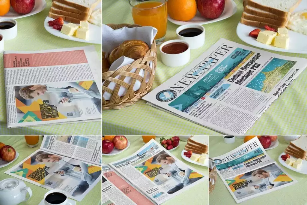 Morning Newspaper Mockup Template | Design Shack