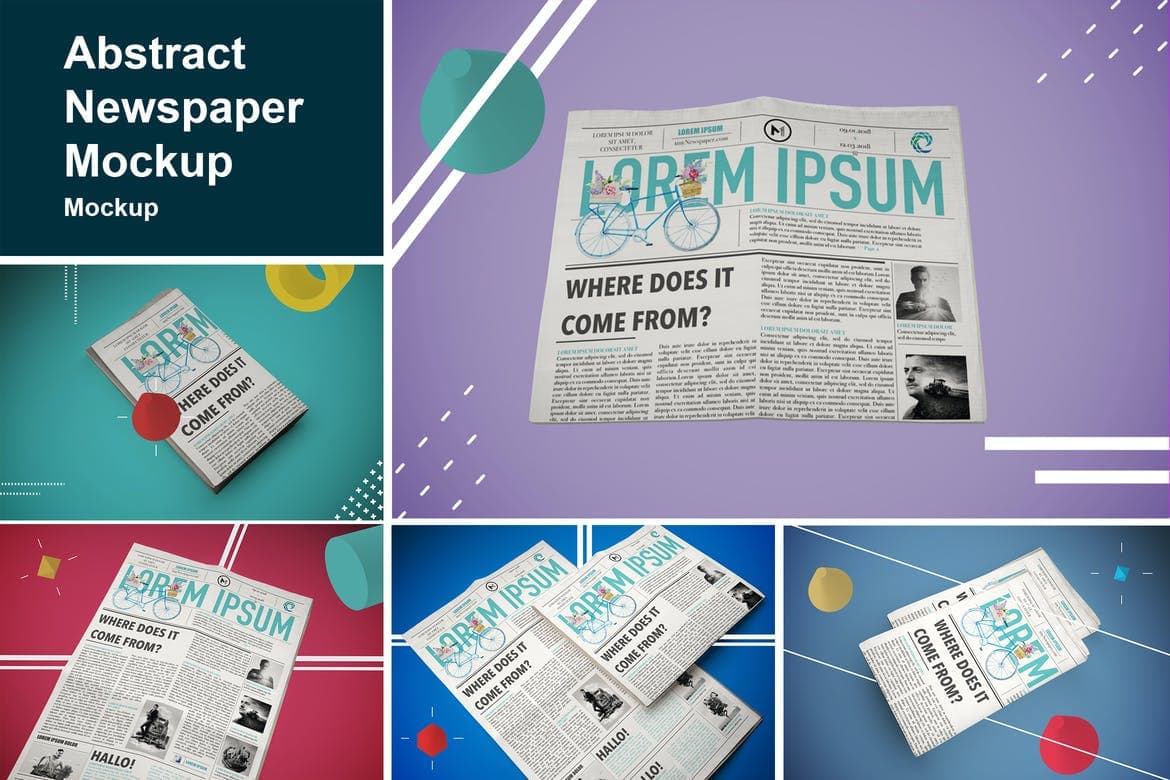 25+ Template Mockup Koran (Gratis & Pro) - desainae.com
